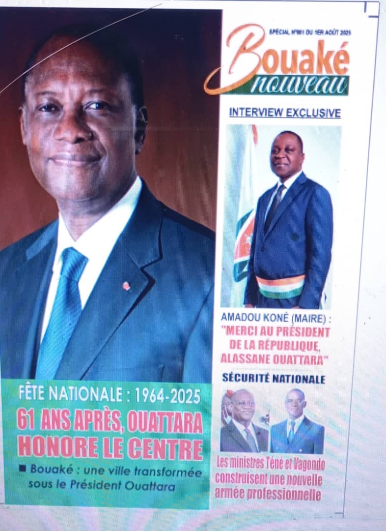 Bouaké célèbre l’Indépendance avec un magazine spécial “Bouaké Nouveau ...